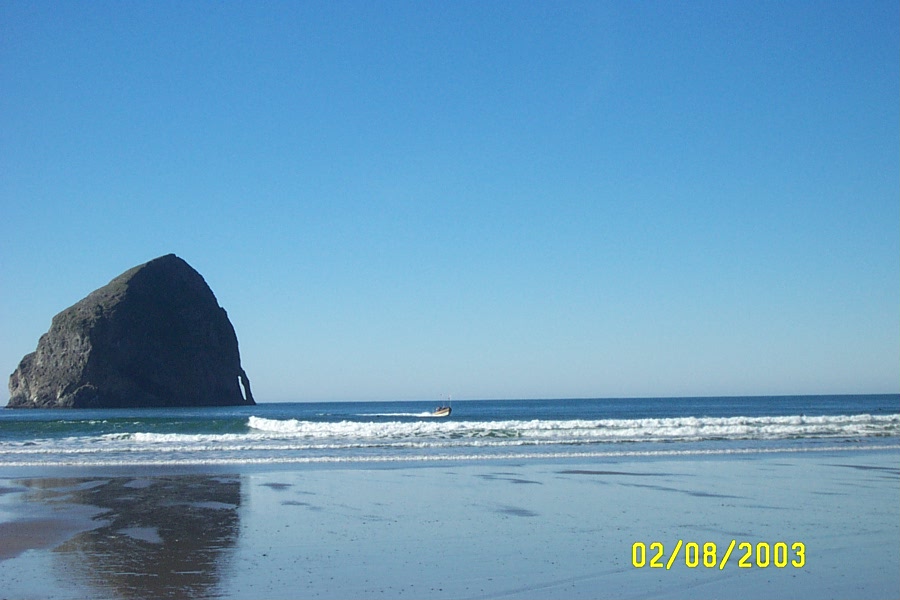 The dory fleet at Pacific City, Oregon is unique. The boats launch ...