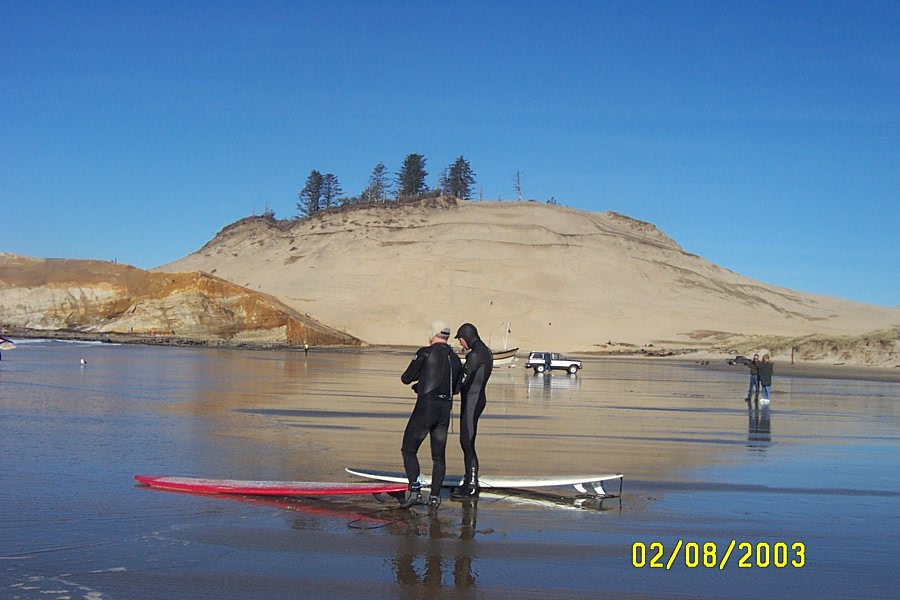 The dory fleet at Pacific City, Oregon is unique. The boats launch ...