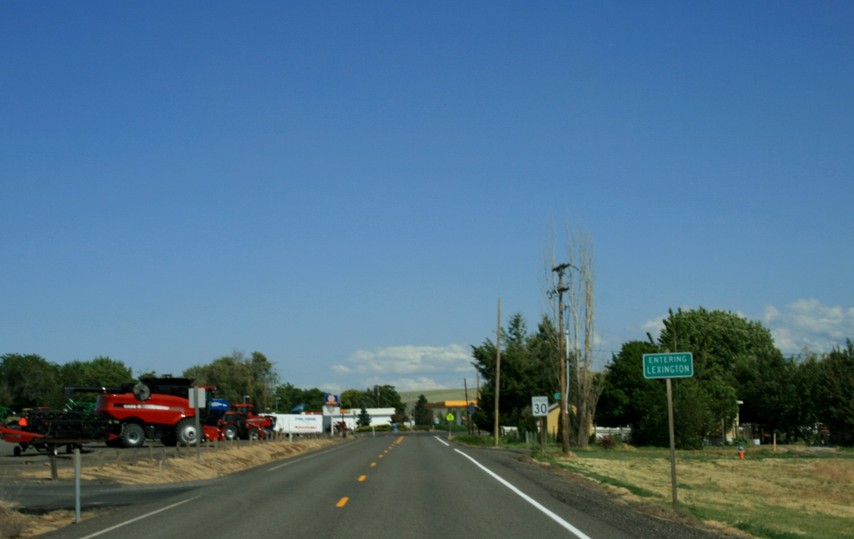 Lexington, Oregon is in grain country and the Morrow County Grain ...