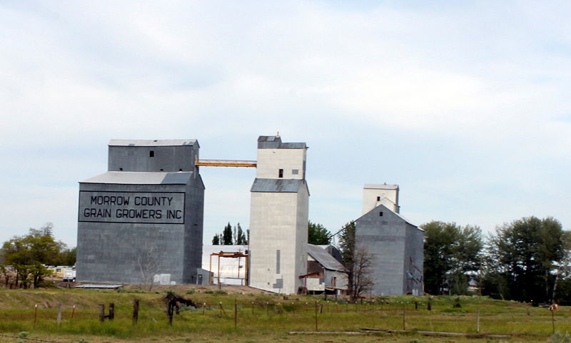Lexington, Oregon is in grain country and the Morrow County Grain ...