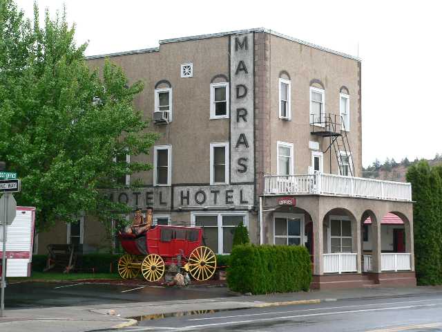 Madras, Oregon is the first stop heading east after crossing the ...