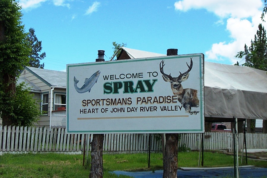 Spray, Oregon is located in the heart of the John Day river valley.