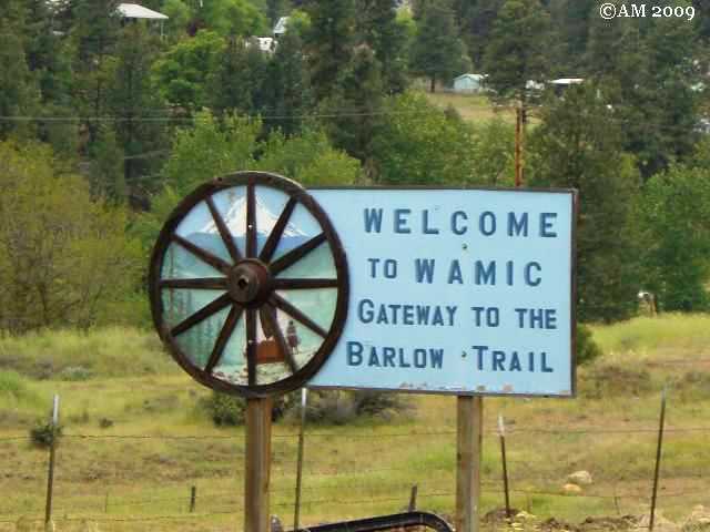Wamic, Oregon is home to the well-restored Smock Prairie shool house.