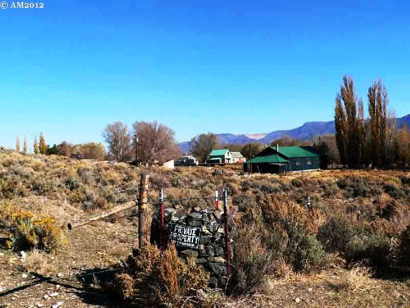 Plush, Oregon has an actual "town" area complete with homes and a ...