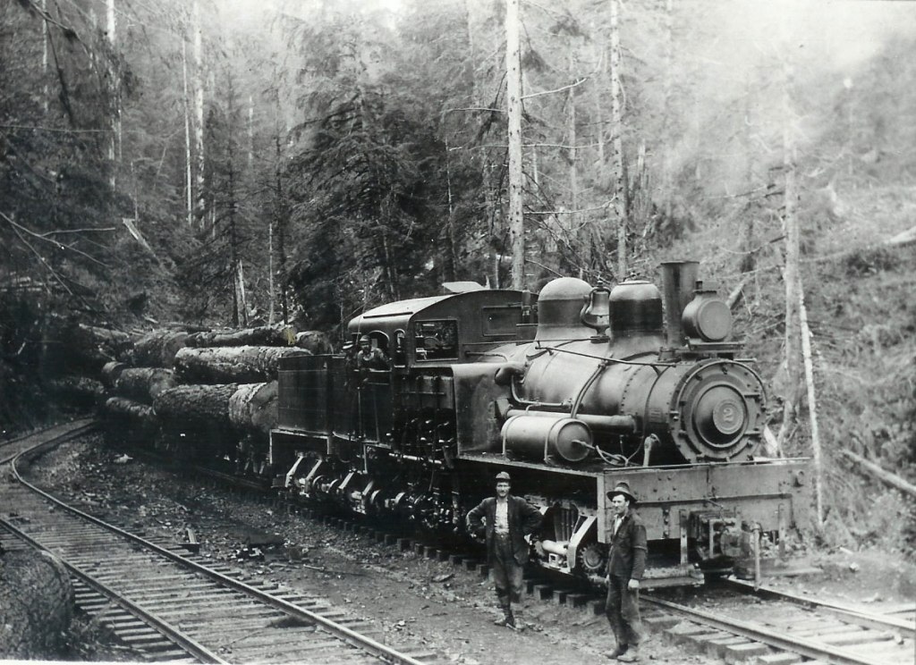 Knappa, Oregon sprawls over the rolling hill along the Columbia river.