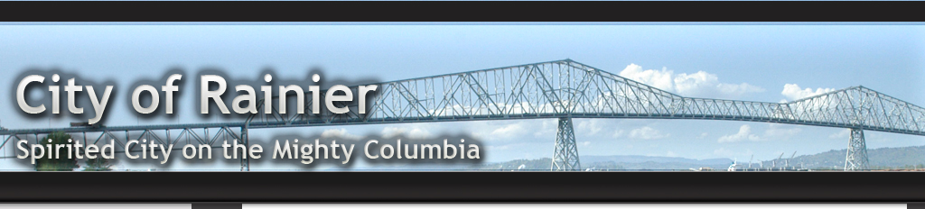 Rainier, Oregon is directly across the Columbia river from Longview ...