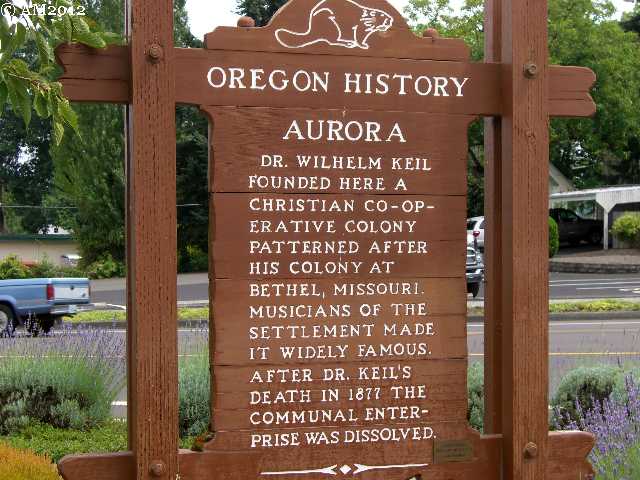 Aurora, Oregon continued as a skilled craftsman settlement long after ...