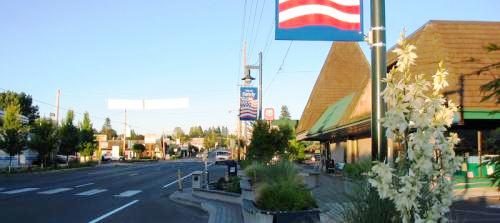 Sandy, Oregon, thinks of itself as the gateway to Mt. Hood for the ...