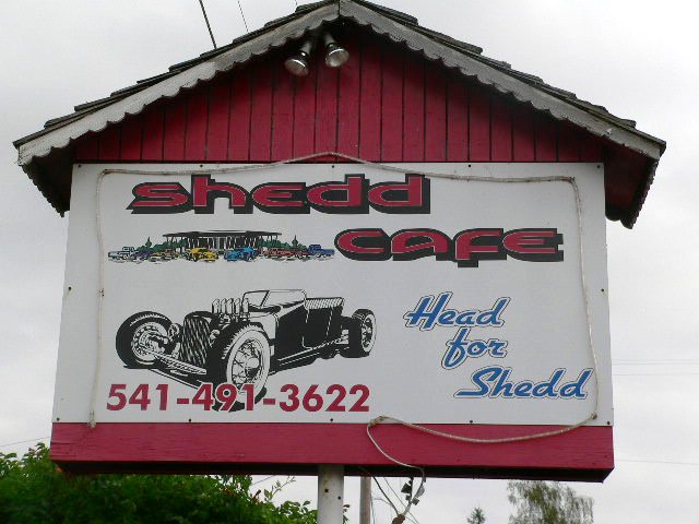 Shedd, Oregon is home to the Shedd Cafe, the restaurant the local ...