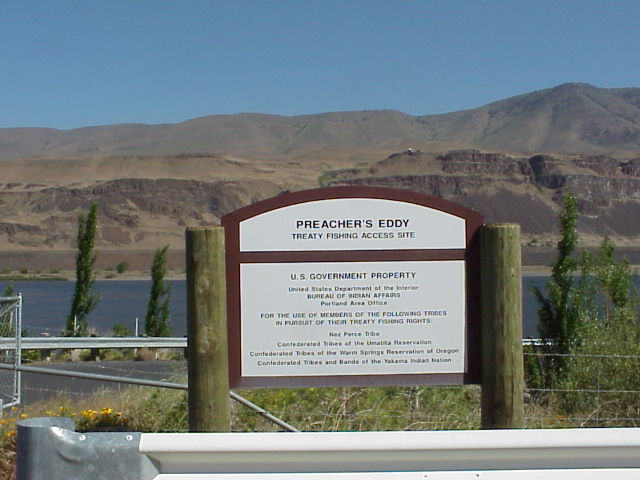 Rufus, Oregon is about half way between The Dalles and Arlington.