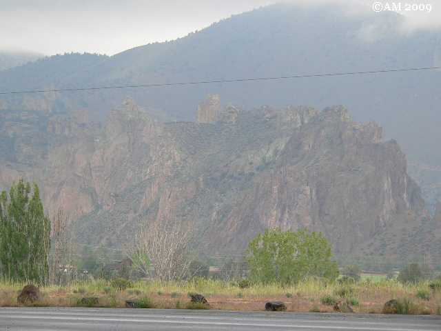 Terrebonne, Oregon is close to Smith Rock, a rock climbers paradise.