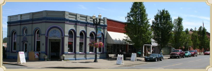 Independence, Oregon's downtown is on the national historic register.