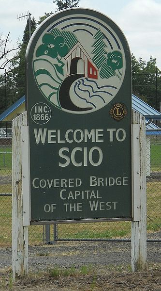 Scio, Oregon: Their claim to be the covered bridge capital of the world ...